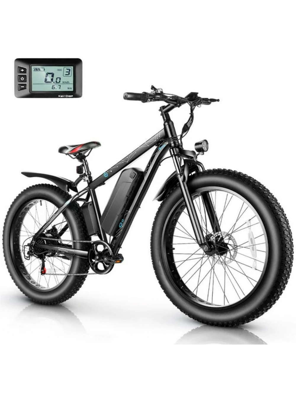 Gocio 26" 4.0 Fat Tire Electric Bike for Adult, 500W ...